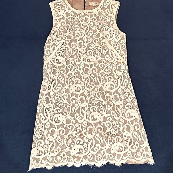 LOFT | Dresses | Ivory Dress | Poshmark